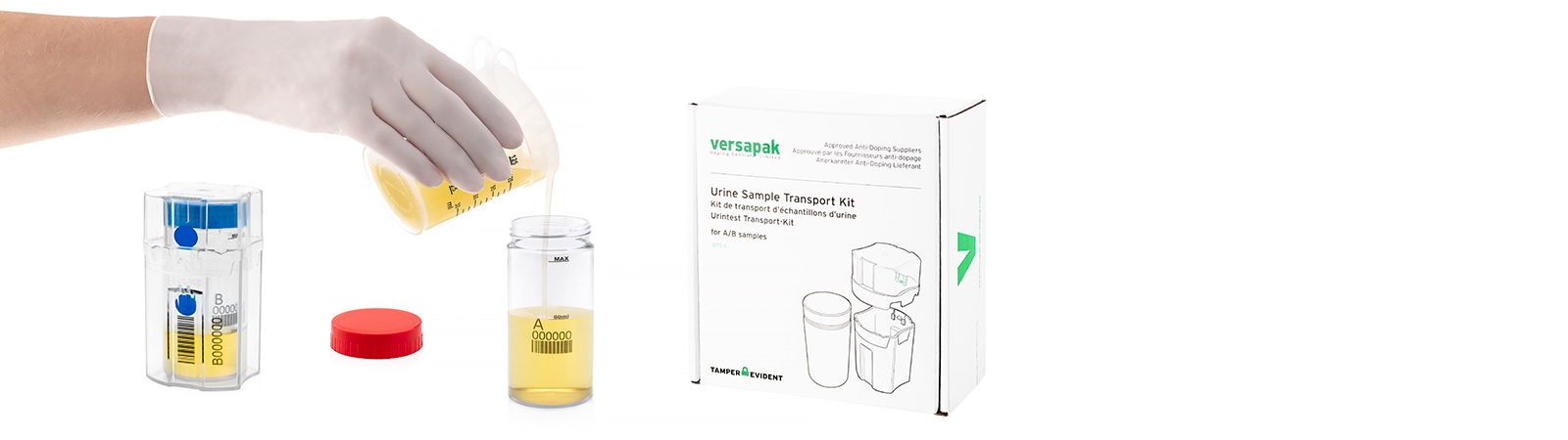 A/B Sample Kit | Versapak Anti Doping | Versapak LTD